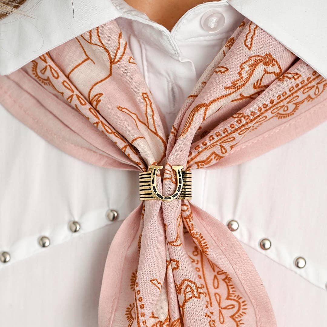 Horseshoe Brass Bandana Slide Ring | Thistle Tucson